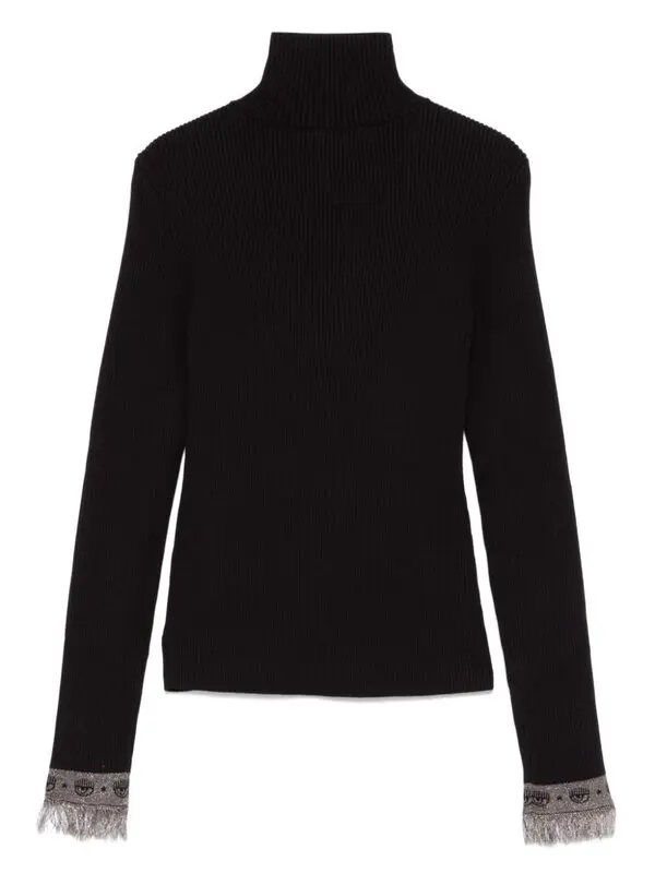 CHIARA FERRAGNI Eyelike Intarsia Sweater