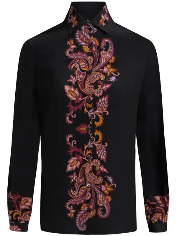 Etro Printed Silk Shirt