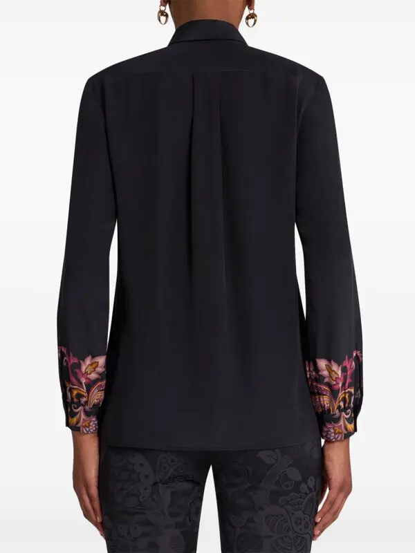 Etro Printed Silk Shirt