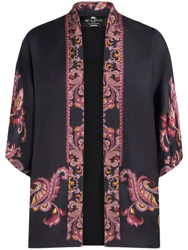 Etro Printed Silk Shirt