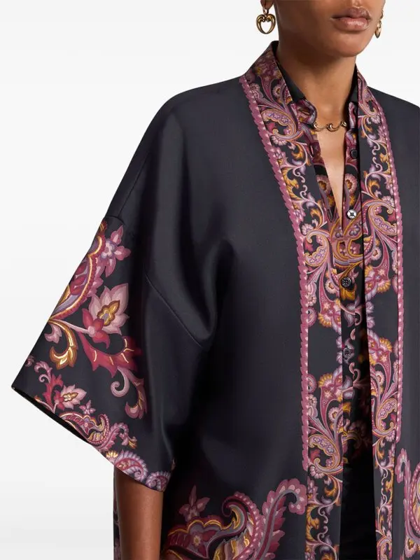 Etro Printed Silk Shirt