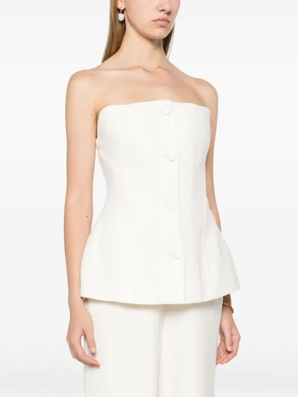 Roland Mouret Strapless Jumpsuit