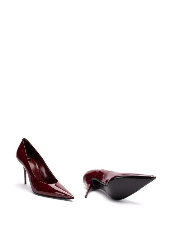 Saint Laurent 90mm Norma Pumps - Red