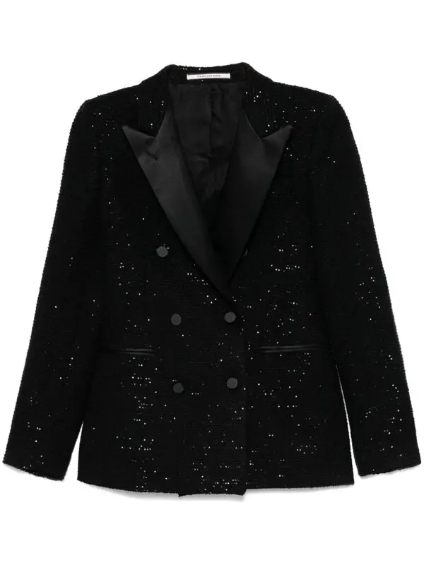 Tagliatore Sequin-embellished Blazer