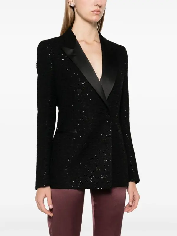 Tagliatore Sequin-embellished Blazer