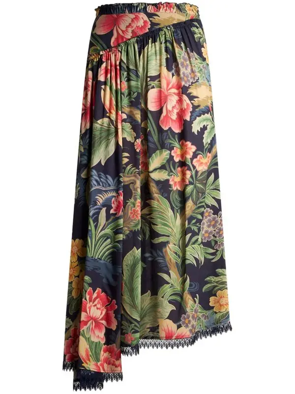 Etro Printed Midi Skirt