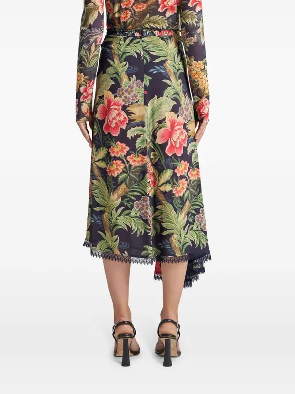 Etro Printed Midi Skirt