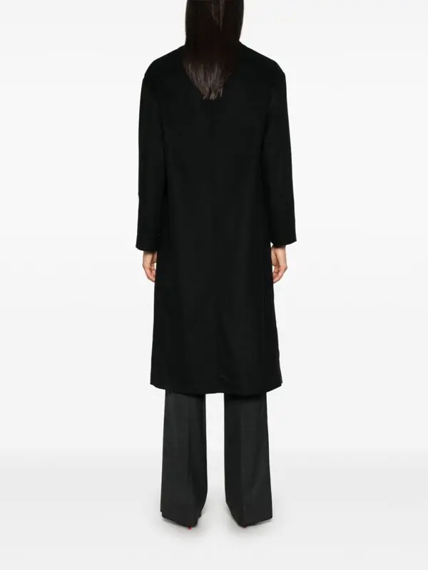 TWINSET Double-breasted Coat - Black