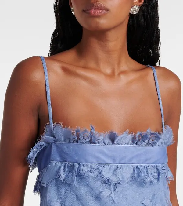 Zimmermann Eden Ruffled Lace Gown