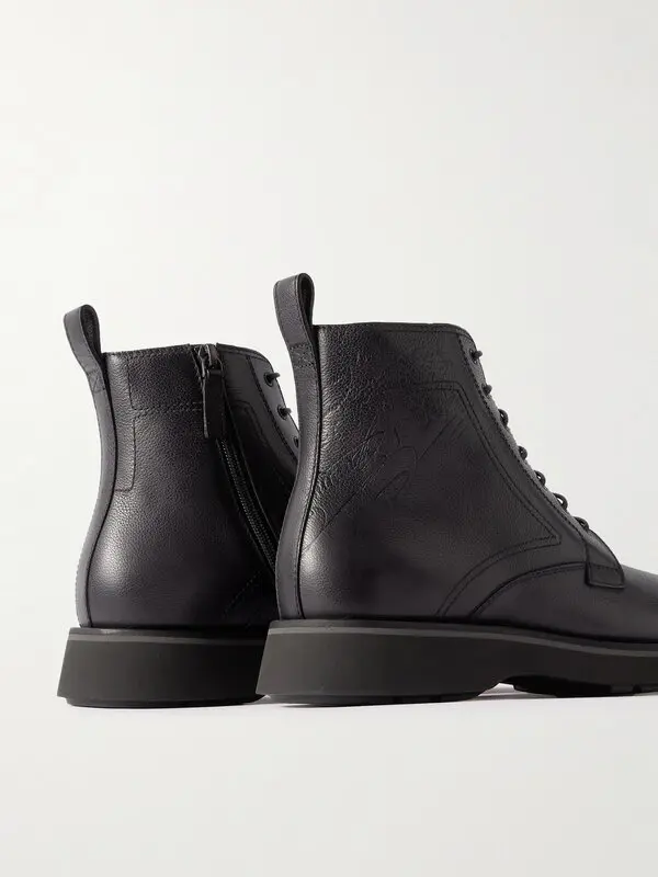 Berluti Alessio Scritto Venezia Full-grain Leather Boots