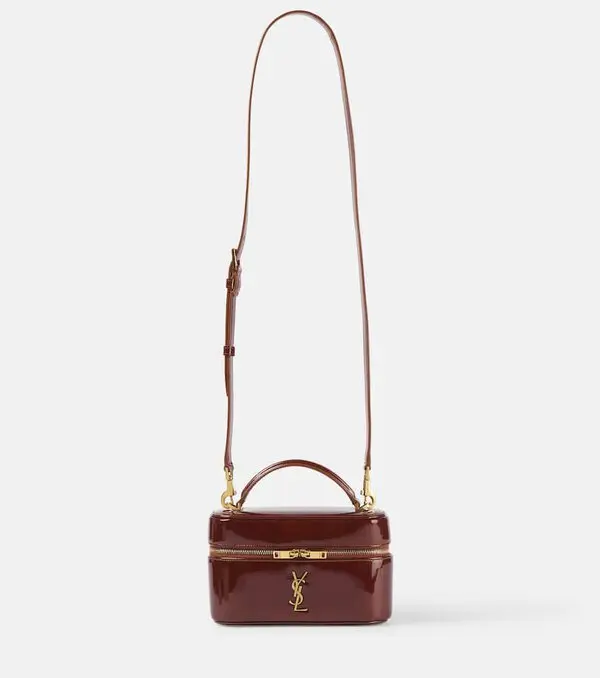 Saint Laurent Gaby Patent Leather Vanity Bag
