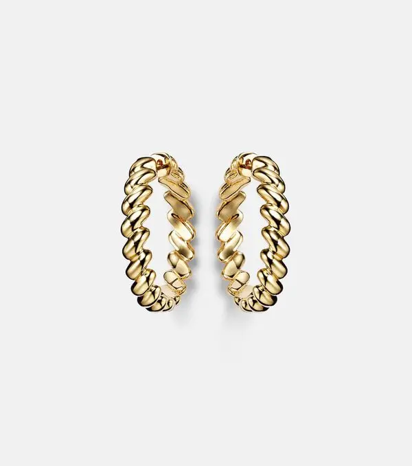 ANITA KO Coil Hoop Earrings - Gold