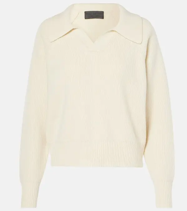 NILI LOTAN Selena Wool Polo Sweater