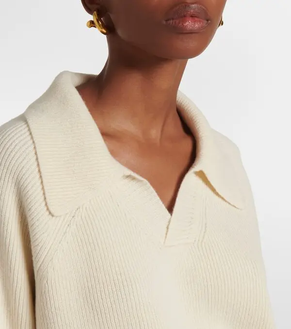 NILI LOTAN Selena Wool Polo Sweater