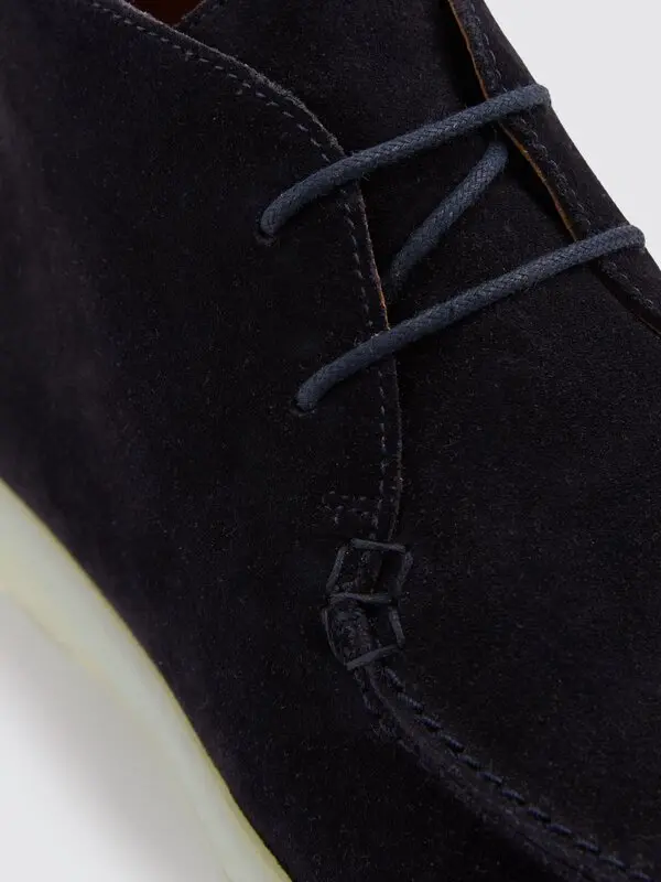 REISS Loftus Suede Chukka Boots - Navy