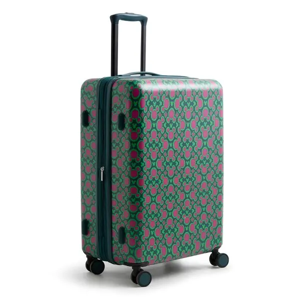 VERA BRADLEY Disney 26" Adair Spinner Rolling Luggage - Green