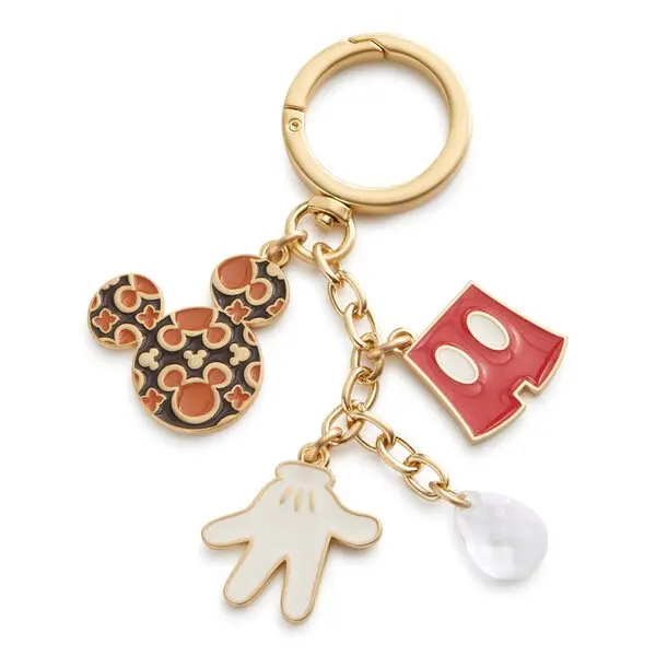 VERA BRADLEY Mickey Mouse Icons Bag Charm - Brown