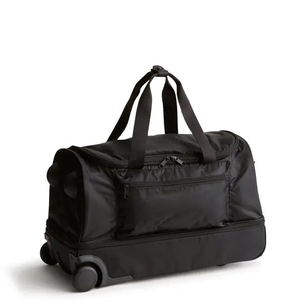 VERA BRADLEY Adair Rolling Duffel Bag - Black