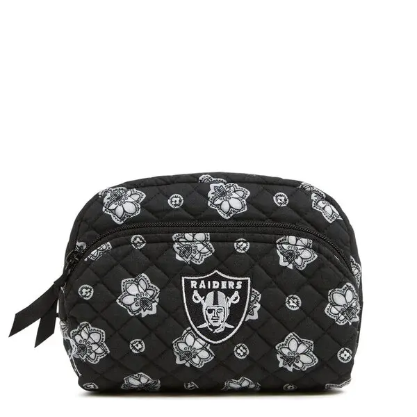 VERA BRADLEY Nfl Medium Cosmetic Bag - Las Vegas Raiders