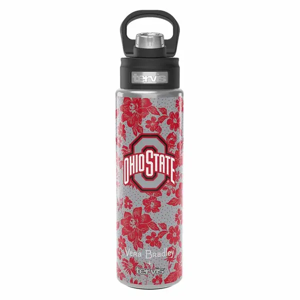 VERA BRADLEY Tervis 24oz Wide Mouth Bottle - Gray