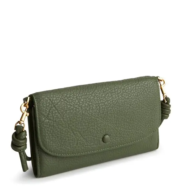VERA BRADLEY Wildwood Wallet Crossbody - Green