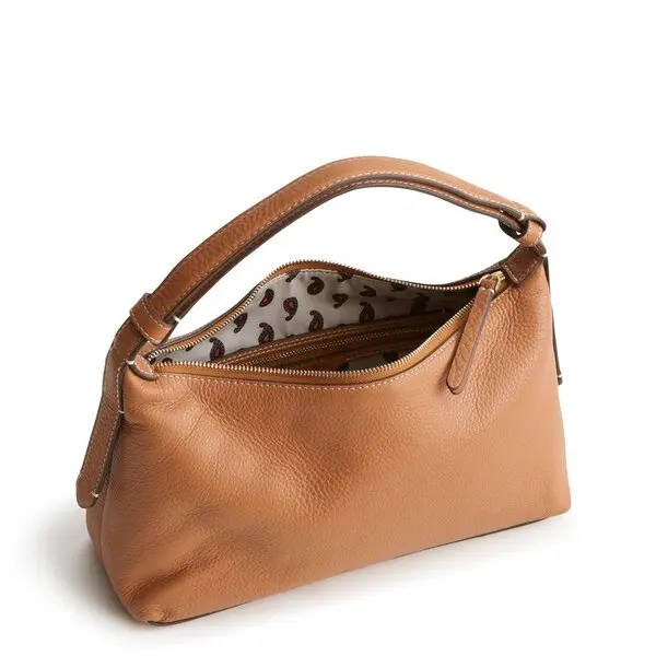 VERA BRADLEY Roxbury Crescent Shoulder Bag