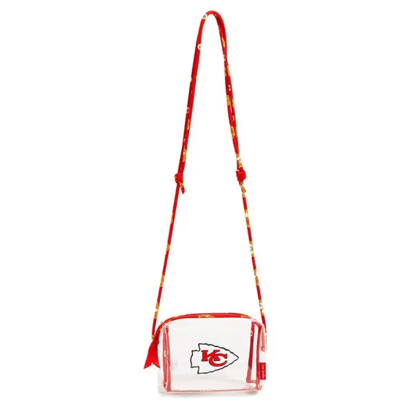 VERA BRADLEY Nfl Kansas City Chiefs Bandana Clear Crossbody Bag - Multicolor