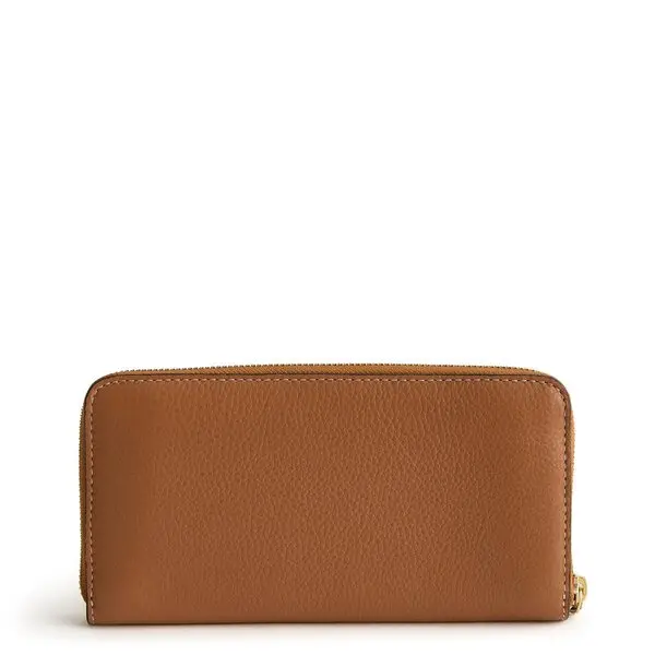 VERA BRADLEY Continental Wallet In Roasted Pecan - Brown