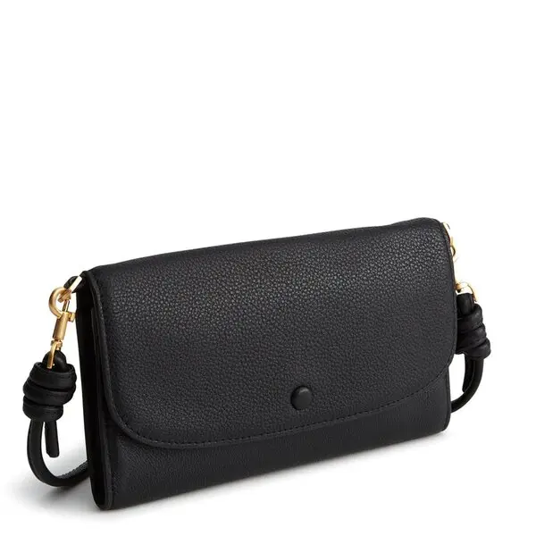 VERA BRADLEY Wildwood Wallet Crossbody - Black