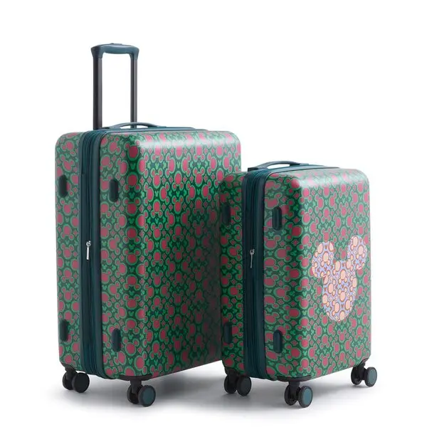 VERA BRADLEY Adair Spinner Rolling Luggage Set - Green