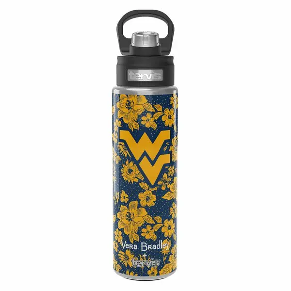 VERA BRADLEY Tervis 24oz Wide Mouth Bottle - Blue