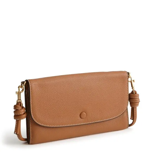VERA BRADLEY Wildwood Wallet Crossbody - Brown