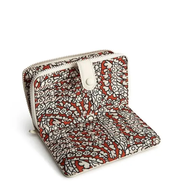 VERA BRADLEY Large Tab Wallet In Pumice Stone - Gray