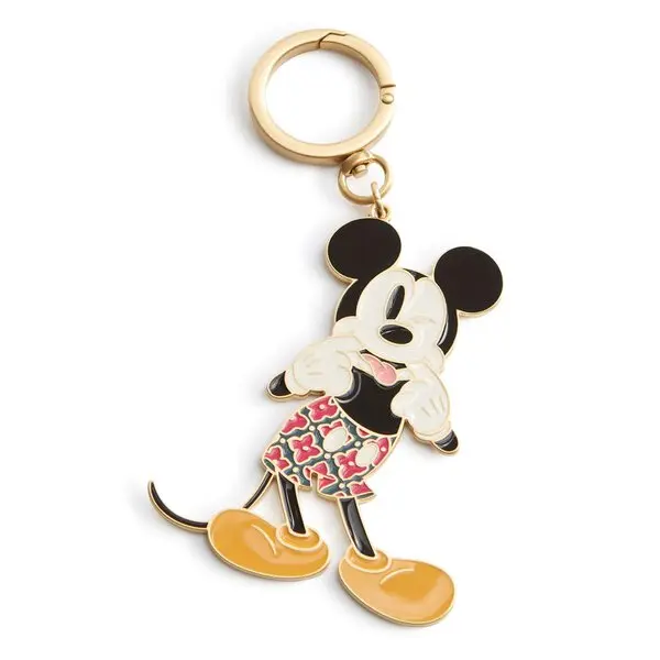 VERA BRADLEY Disney Silly Mickey Mouse Bag Charm - Pink/green