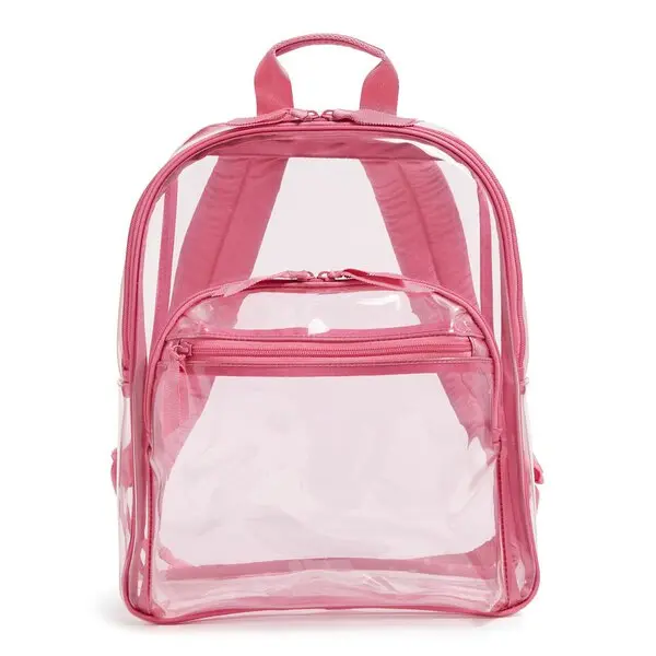 Vera Bradley Clear Large Backpack In Pink - 30% Off  display picture 1