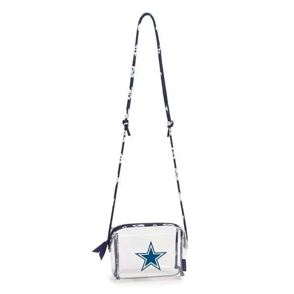 VERA BRADLEY Nfl Dallas Cowboys Bandana Clear Crossbody Bag - Multicolor