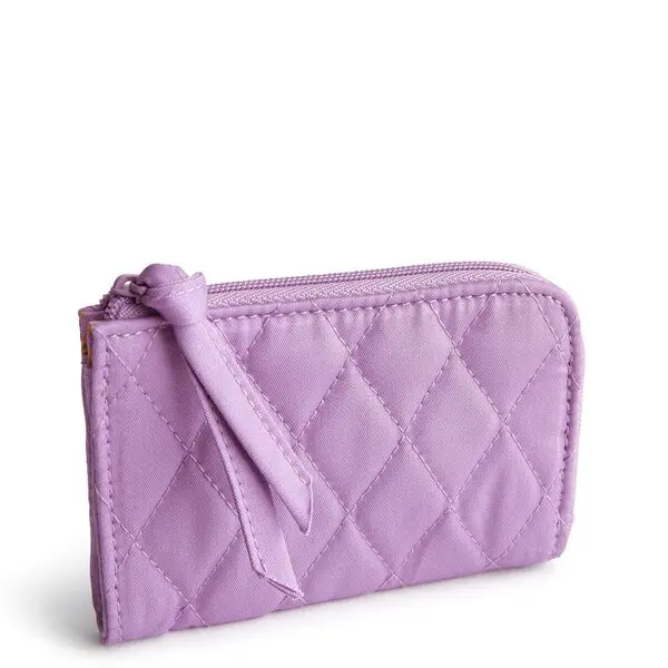 VERA BRADLEY Zip Card Pouch - Purple