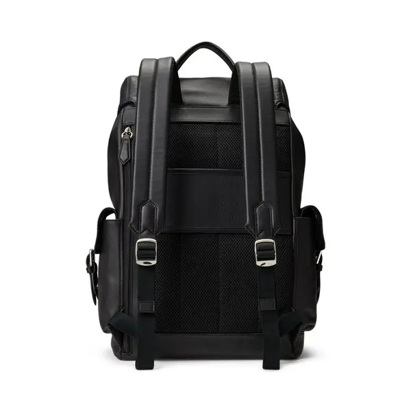 Ralph Lauren Smooth Leather Backpack - Black