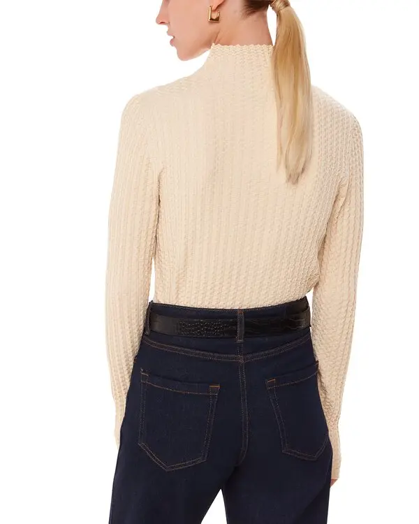 Whistles Textured High Neck Sweater