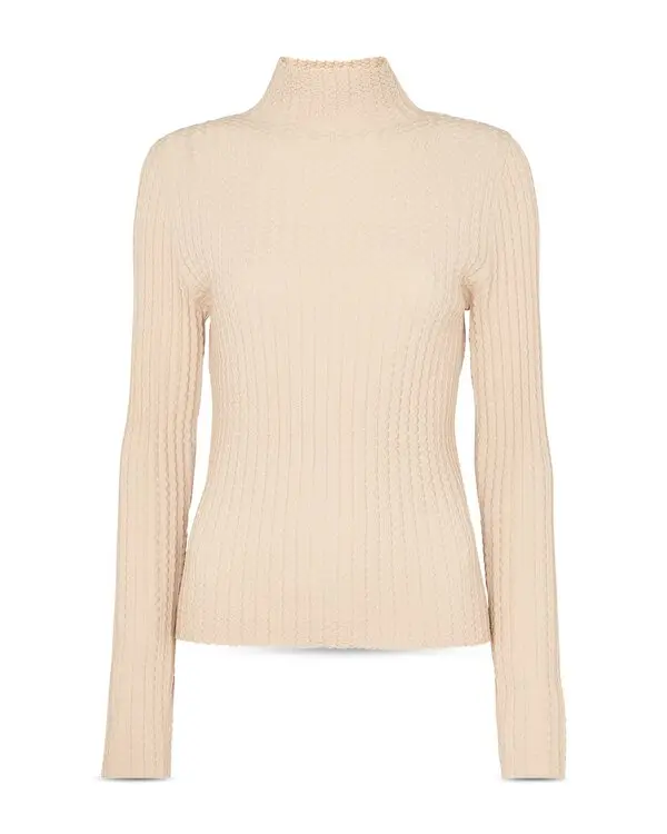 Whistles Textured High Neck Sweater