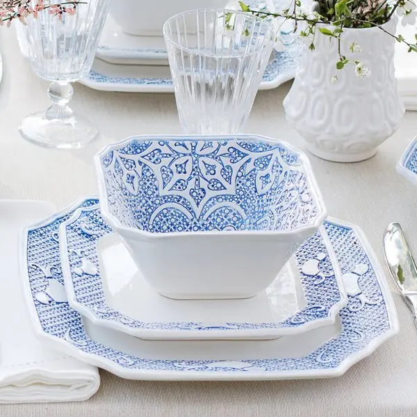 VIETRI Uccello Blu Dinner Plate