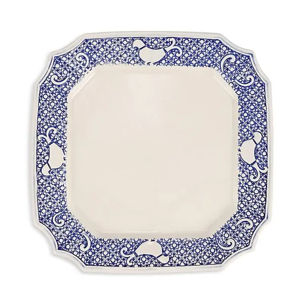 VIETRI Uccello Blu Salad Plate