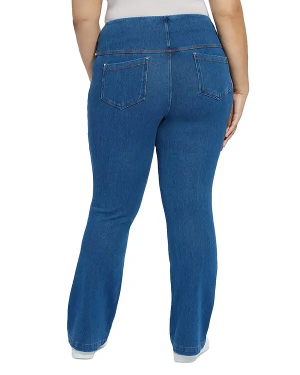Lyssé Baby Bootcut Denim Jeans - Mid Wash