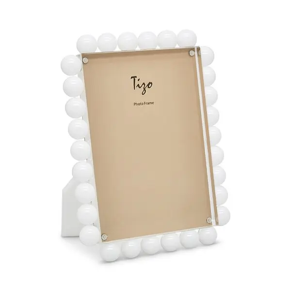 TIZO Lucite Frame With Bubbles, 4 X 6 - White