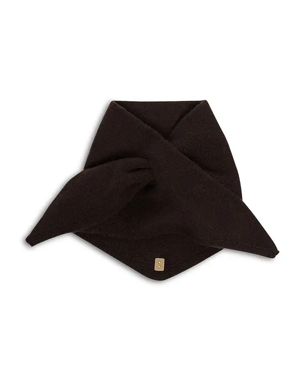 Sandro Shani Wool & Cashmere Collar Snood Scarf - Brown