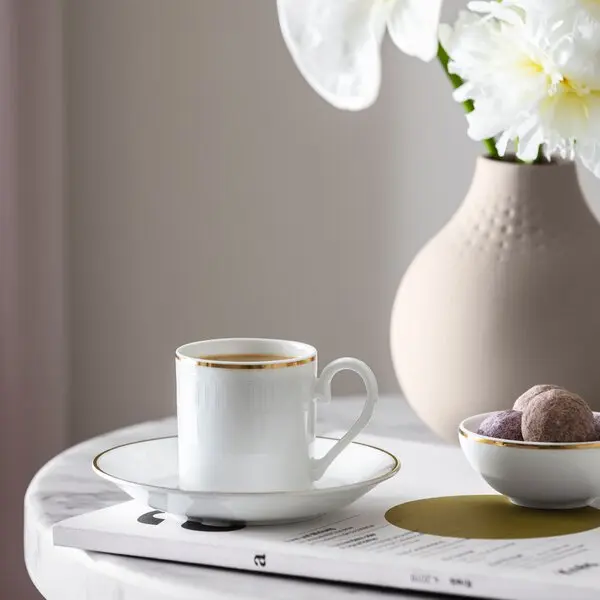 VILLEROY & BOCH Chateau Septfontaines Espresso Cup - White