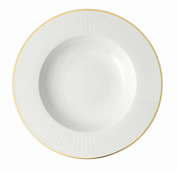 VILLEROY & BOCH Chateau Septfontaines Rim Soup Bowl - White