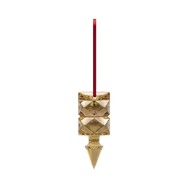 THE MARTHA, BY BACCARAT Louxor Annual Ornament, 20k Gold - No Color