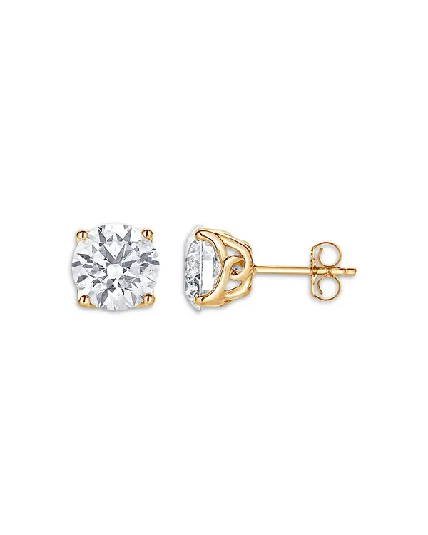 Bloomingdale'S Certified Lab Grown Diamond Stud Earrings 5.0 Tcw - Gold