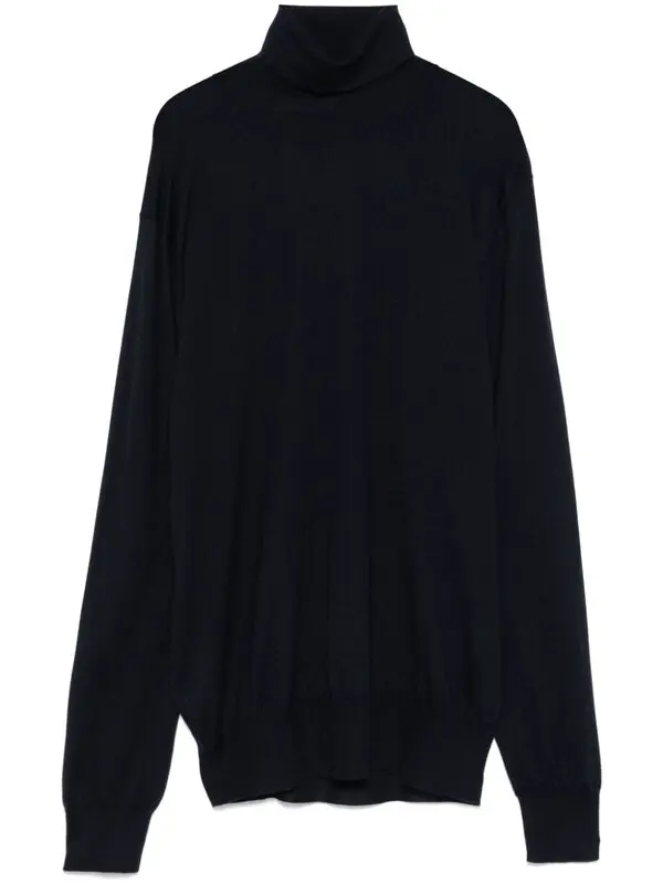 CRUCIANI Roll-neck Sweater - Blue